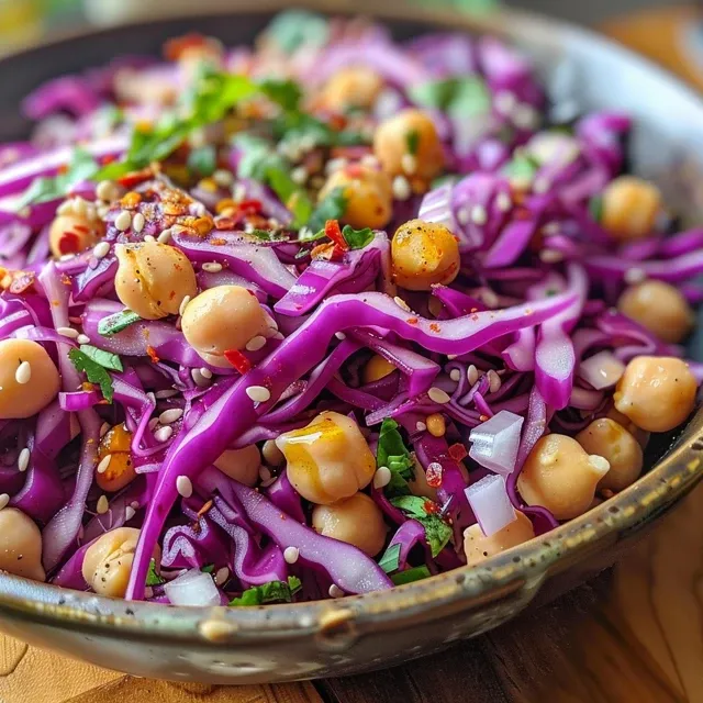 High Protein Red Cabbage Salad Recipe for a Healthy Meal