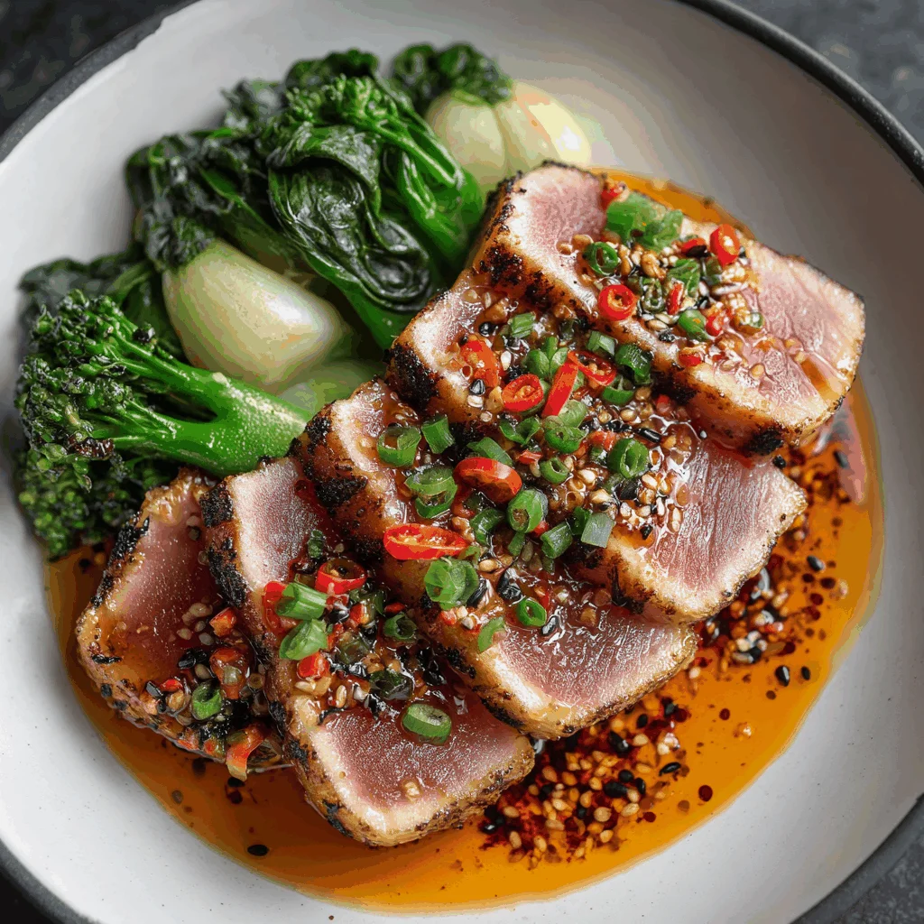 Garlic Butter Ahi Tuna: 5-Minute Pure Joy