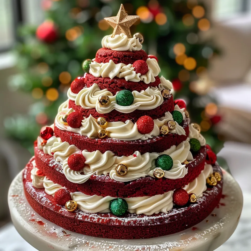 Delightful Red Velvet Christmas Tree Recipe for Heartwarming Celebrations