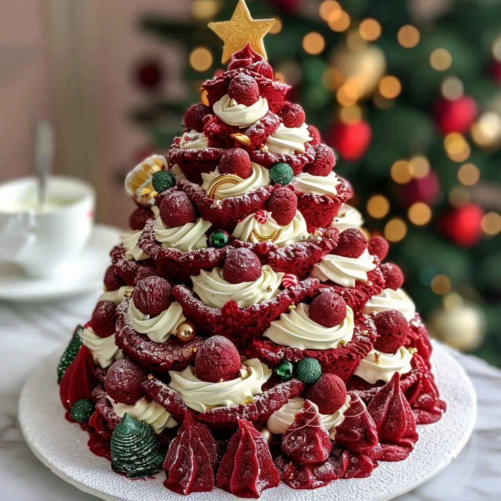 Delightful Red Velvet Christmas Tree Recipe for Heartwarming Celebrations