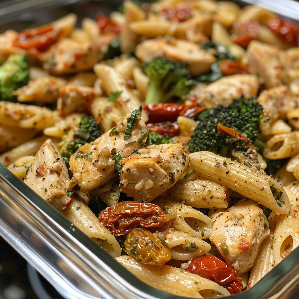 Delicious Chicken Pasta Meal Prep Bowls for a Heartwarming Week